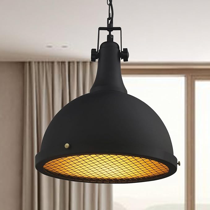 Bamyum Lustre Simple Moderne Acera Noir | Leroy Merlin