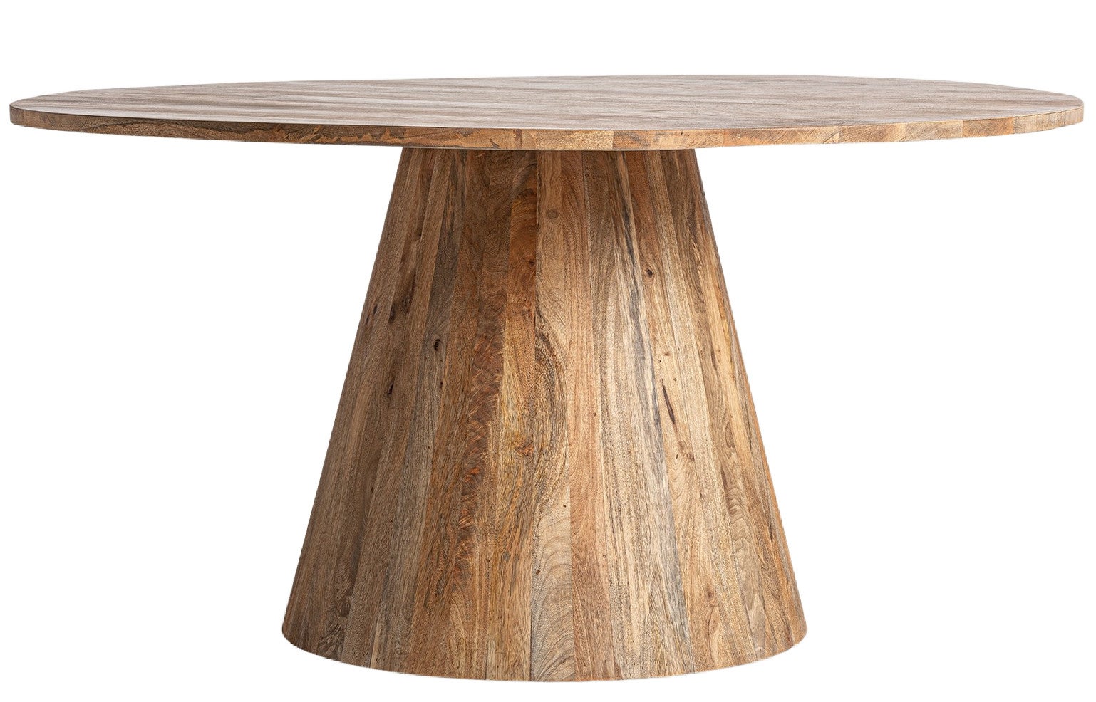 Table à manger ronde bois massif Kezah 150cm | Leroy Merlin
