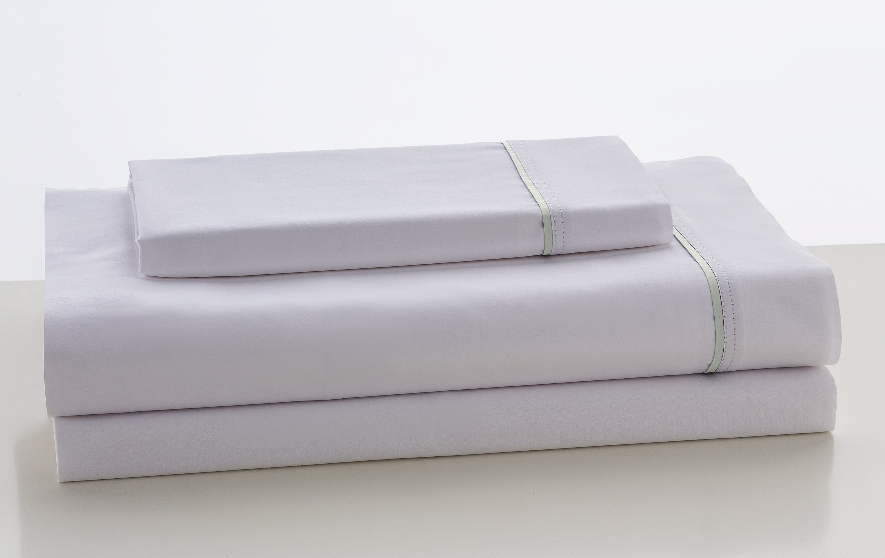 Ensemble de draps en coton blanc 600 fils. | Leroy Merlin