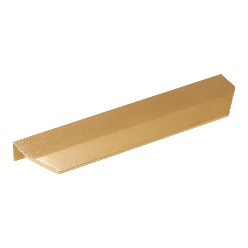 Poignée lima - Décor : Laiton mat brossé - Longueur : 200 mm - Entraxe ...