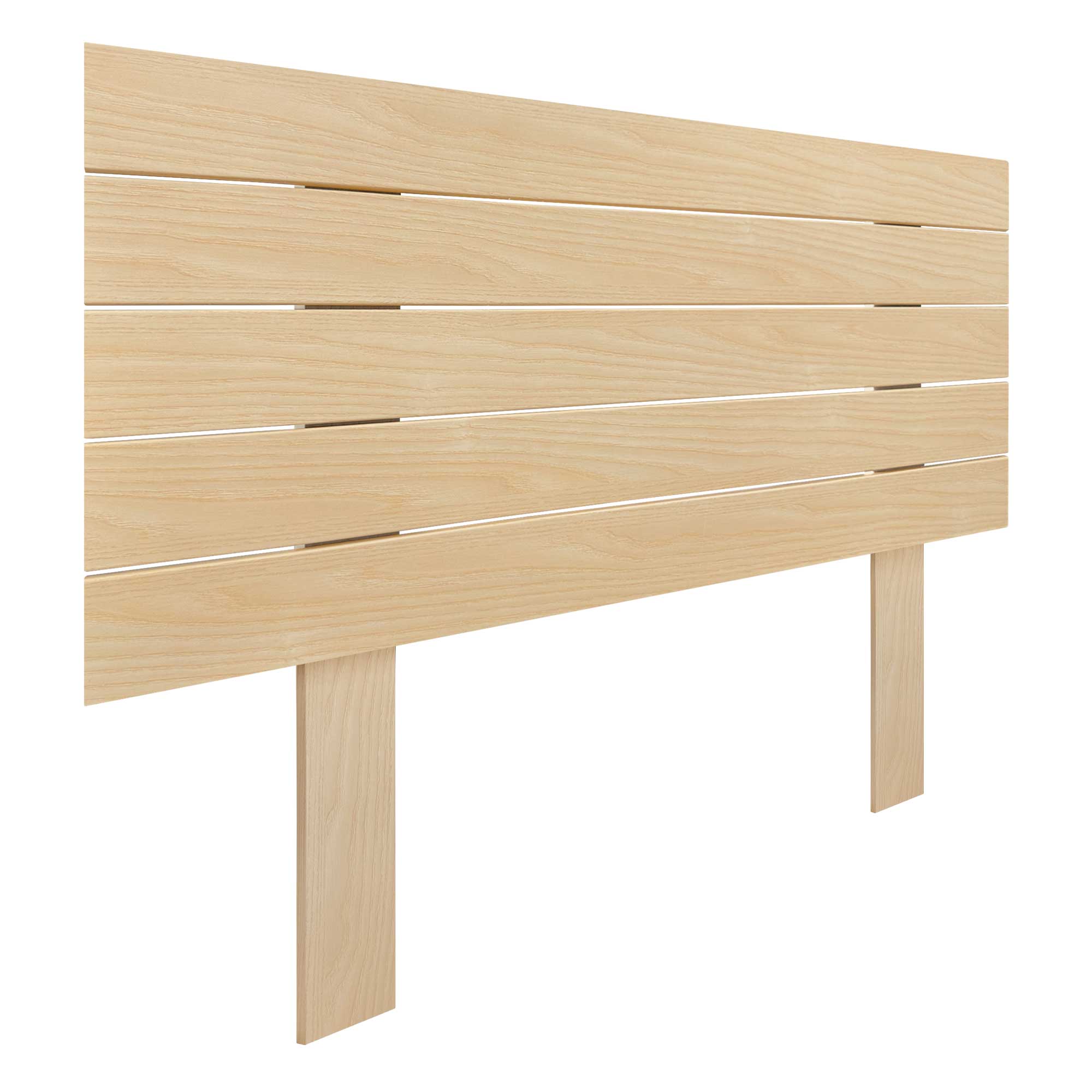 DHOME Tête de lit en bois recyclé MDF Style Palette Horizontale avec ...