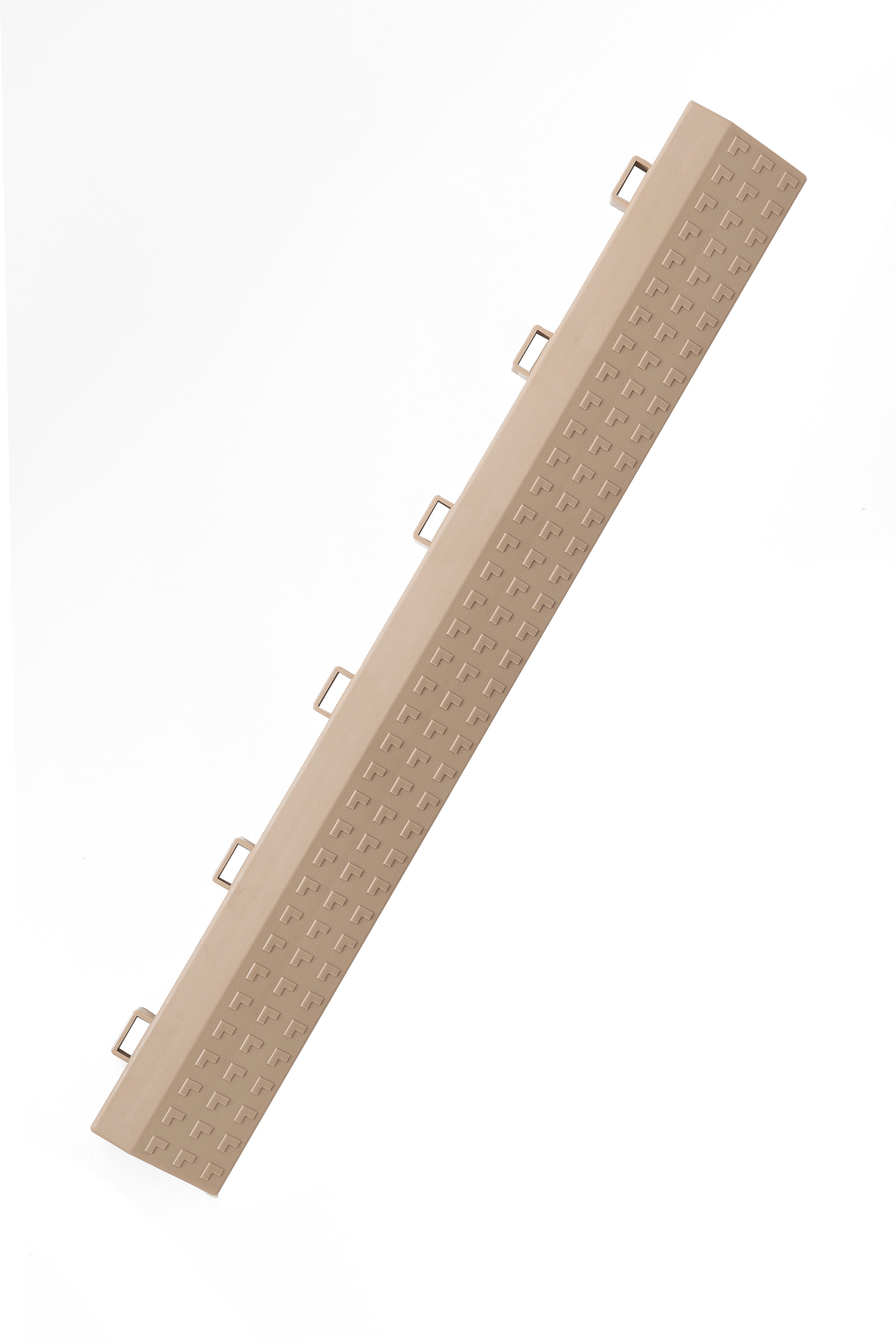 Bordure de finition beige pour dalle de sol clipsable - EASY DALLES ...