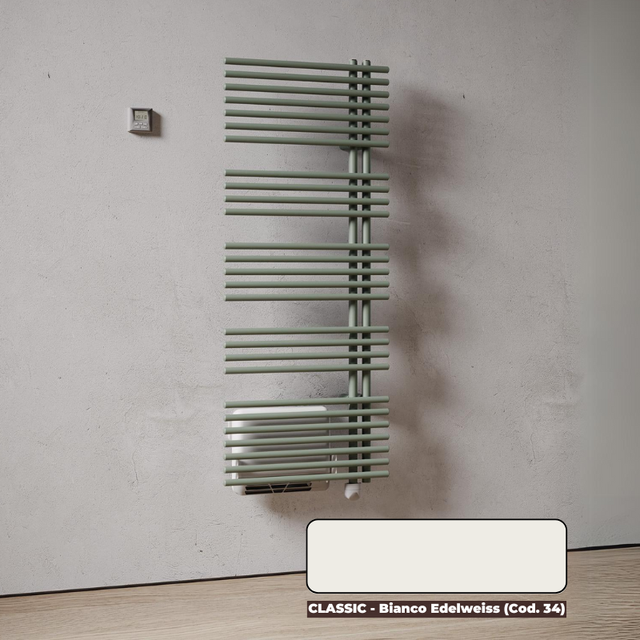 Sèche-serviettes électrique + soufflant FUNKY_S BOOSTER 500W blanc ...