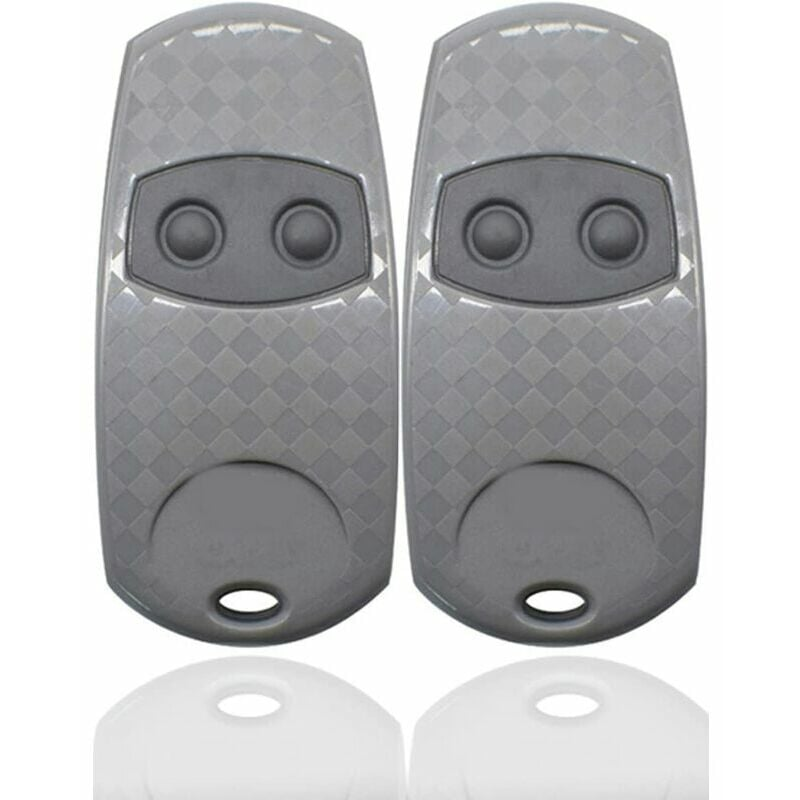 Télécommande de porte universelle, lot de 2 télécommandes portables 433 ...