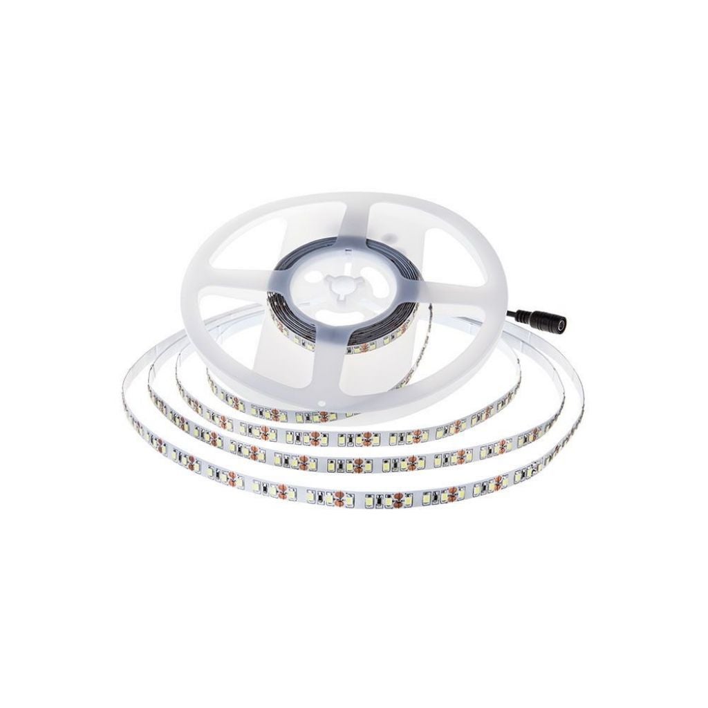 Strip LED SMD2835 11W/m 5m 168 LED/m 150LM/W 24V 6400K IP20 10mm ...