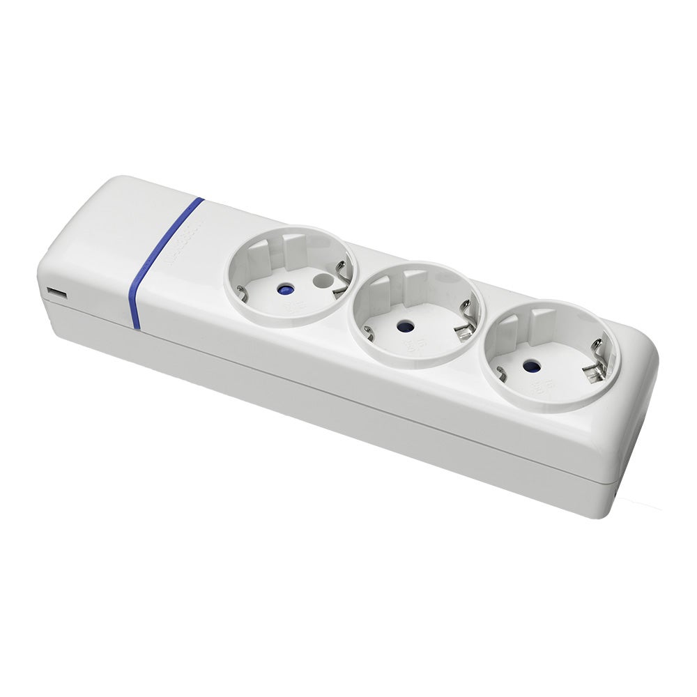 Base Multiple avec 3 Prises t/tl 8003P Solera | Leroy Merlin