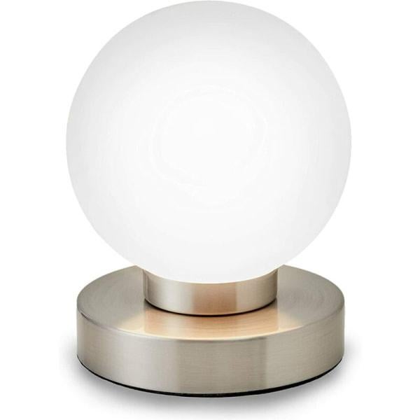 Lampe de table en verre tactile variateur tactile petite lampe de table ...