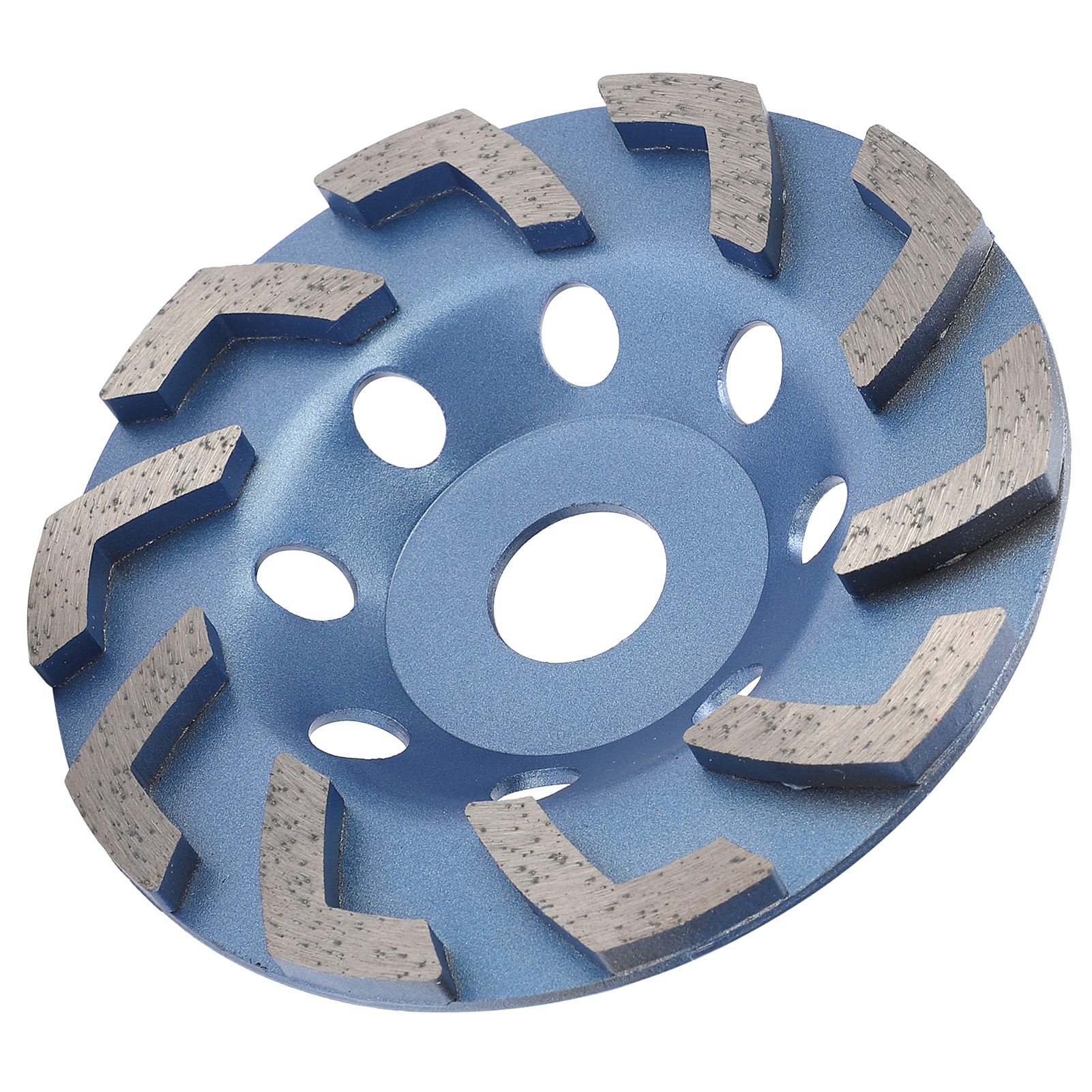 Disque diamanté 125 mm bleu 10 dents pour béton, pierre, ciment – Meule ...