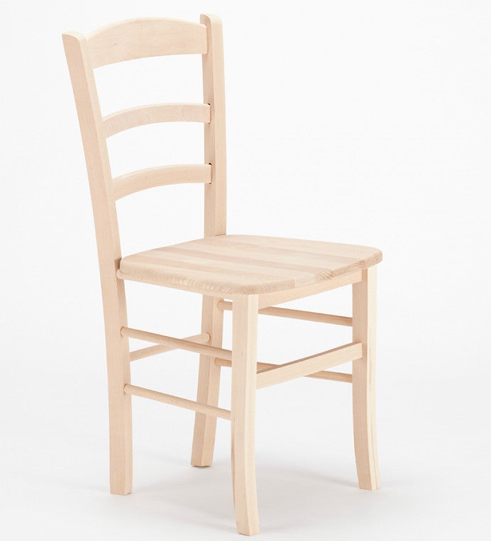 Chaise rustique traditionnel bois clair Kuza - Lot de 2 | Leroy Merlin