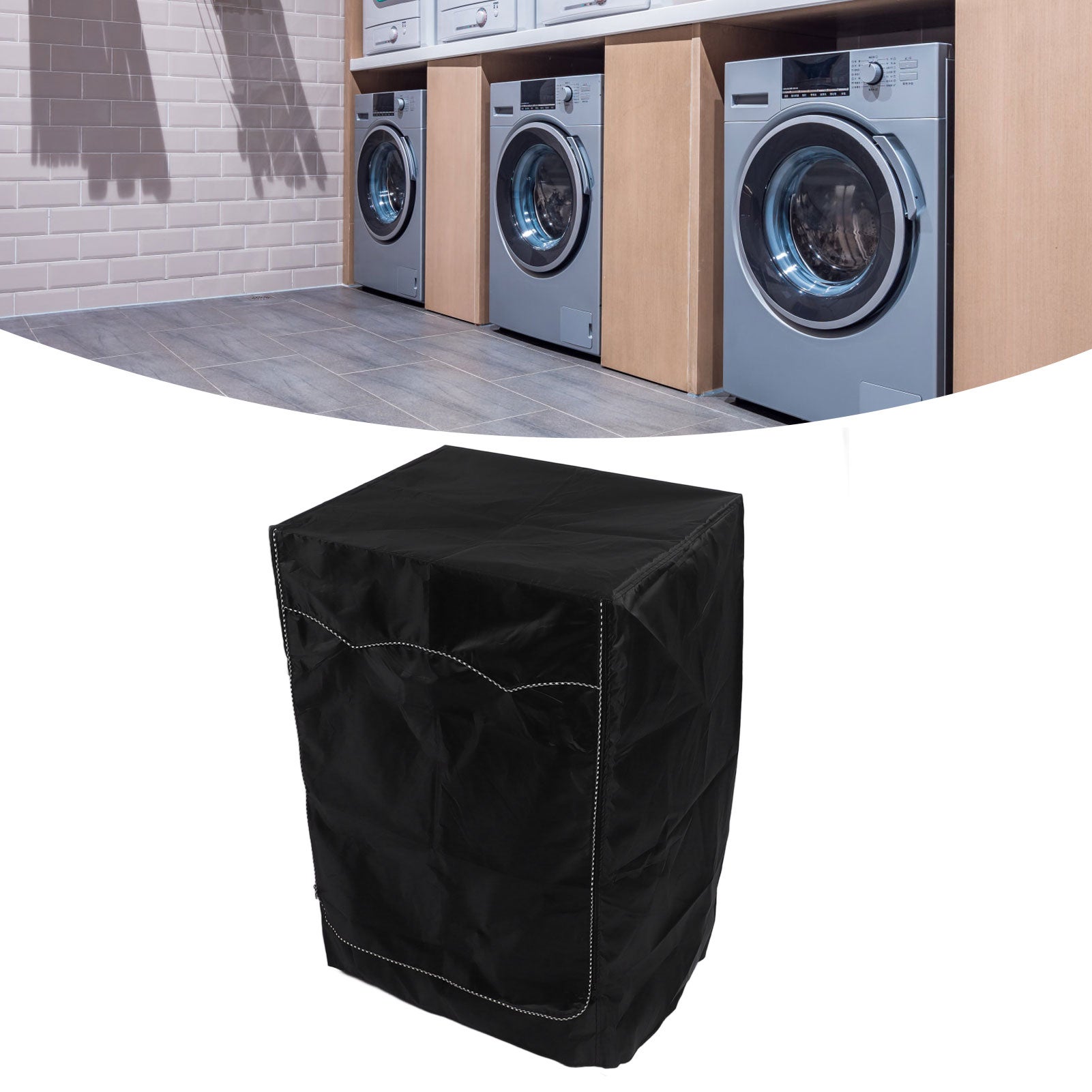 Housse de protection pour lave-linge/sèche-linge à chargement frontal ...