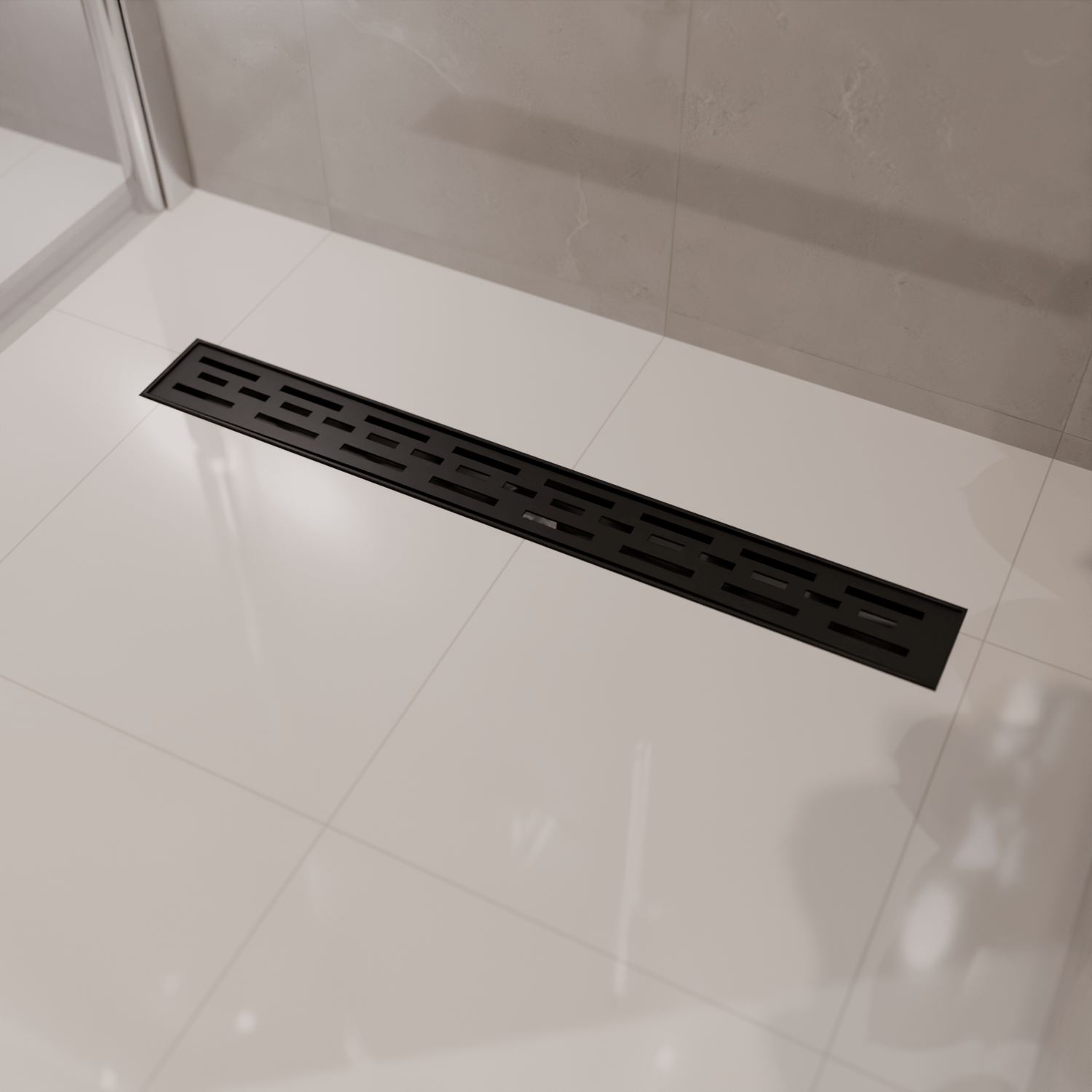 LOMAZOO Caniveau de Douche Cayma 70cm - Noir Mat - Rigole de Douche ...