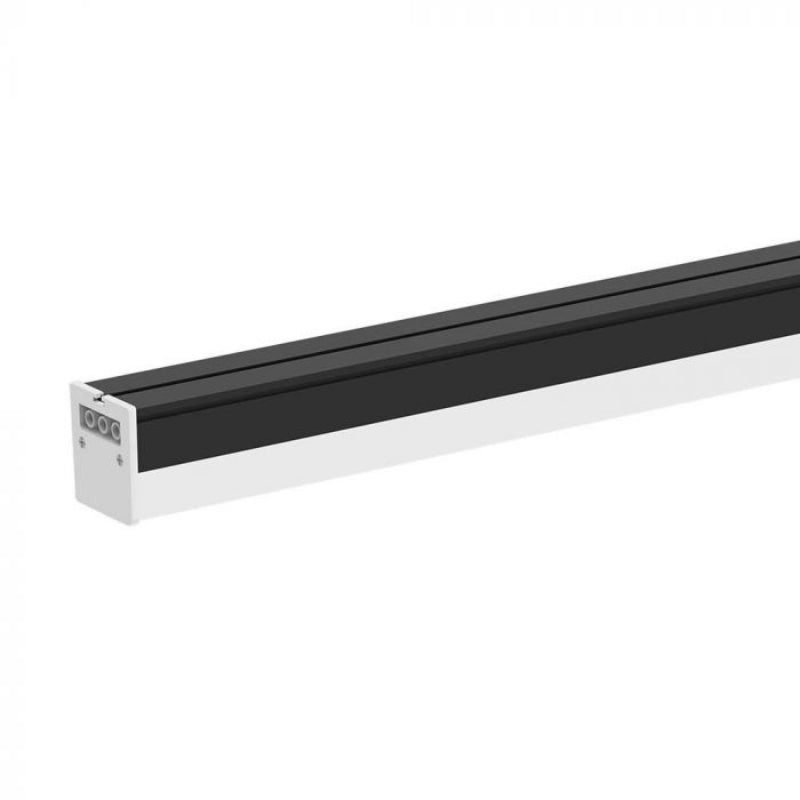 Réglette Linéaire Fine Interconnectable 120cm 40W Noir - Blanc Neutre ...