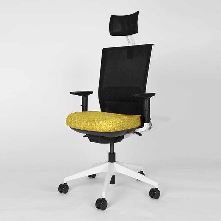 Siège de bureau ergonomique Actiu Stay Headrest - Golden Marble | Leroy ...