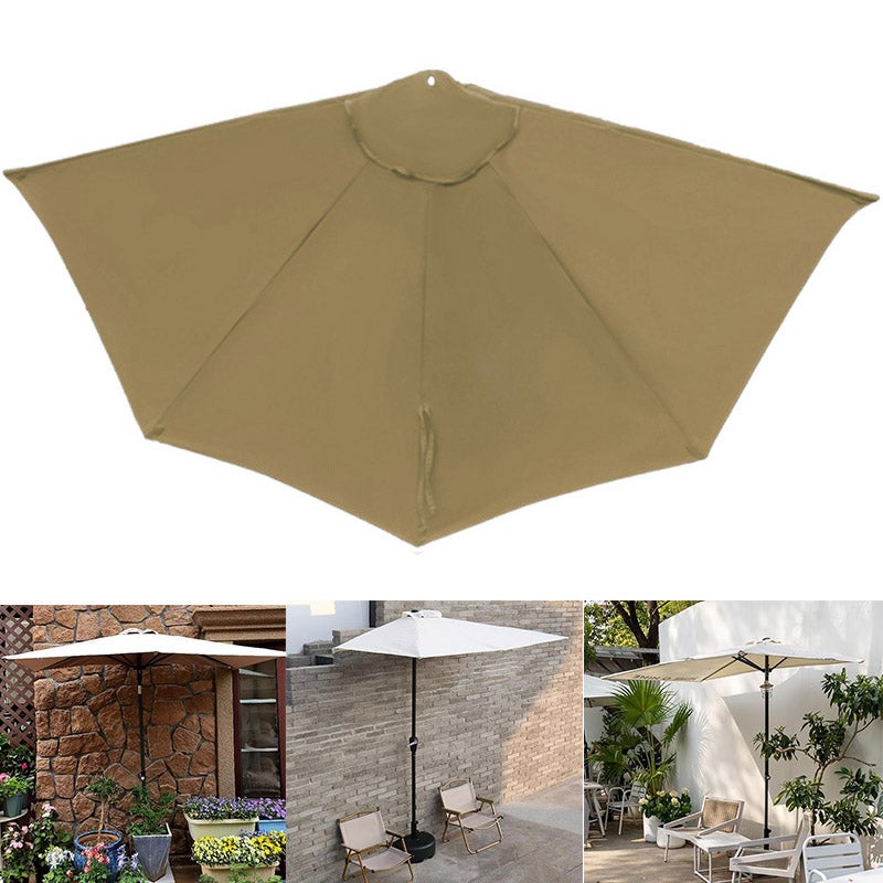 Toile de parasol de remplacement, housse de parasol anti-UV - toile de ...