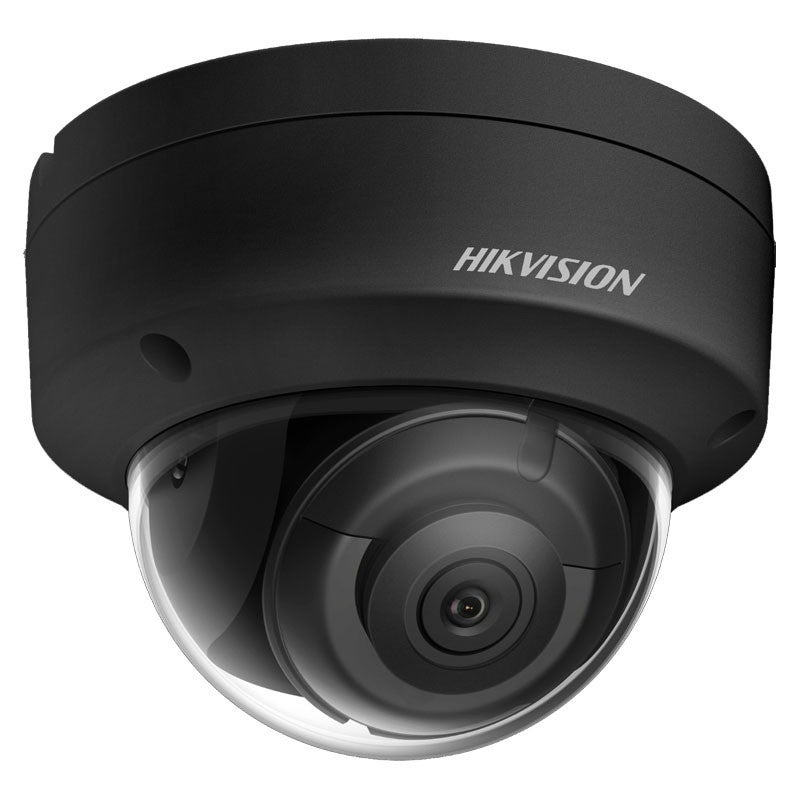 Caméra noire 4MP H265+ AcuSense 2.0 audio et alarme Hikvision DS ...