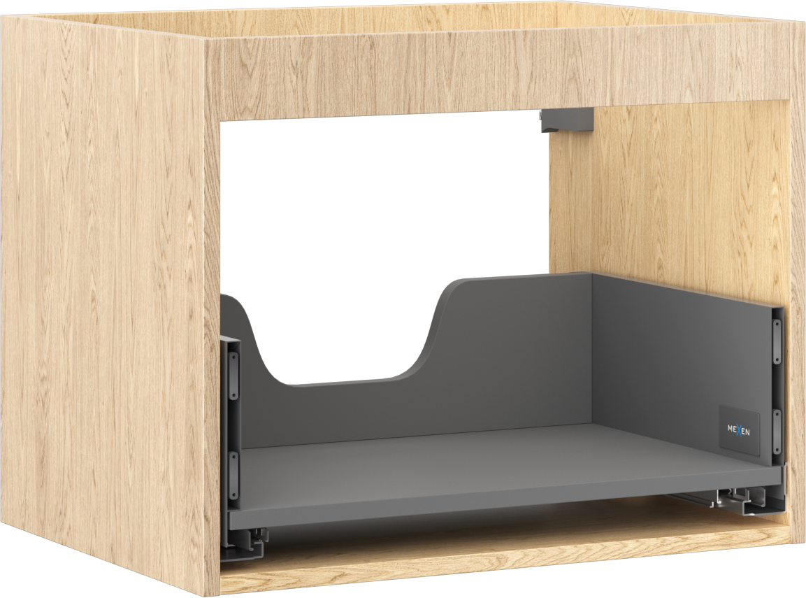 Mexen Box-A corps de meuble sous-lavabo 60 cm, 1 tiroir, chêne - 91AX0 ...