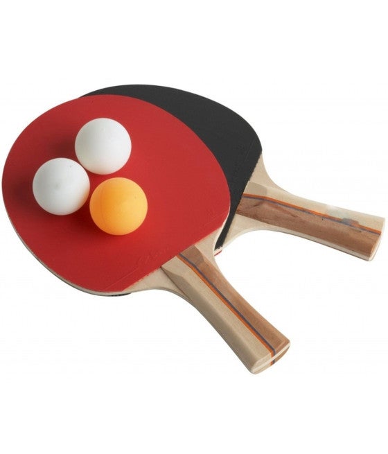 Trade Shop - Set Di 2 Racchette Per Ping Pong Con 3 Palline Tennis Da ...