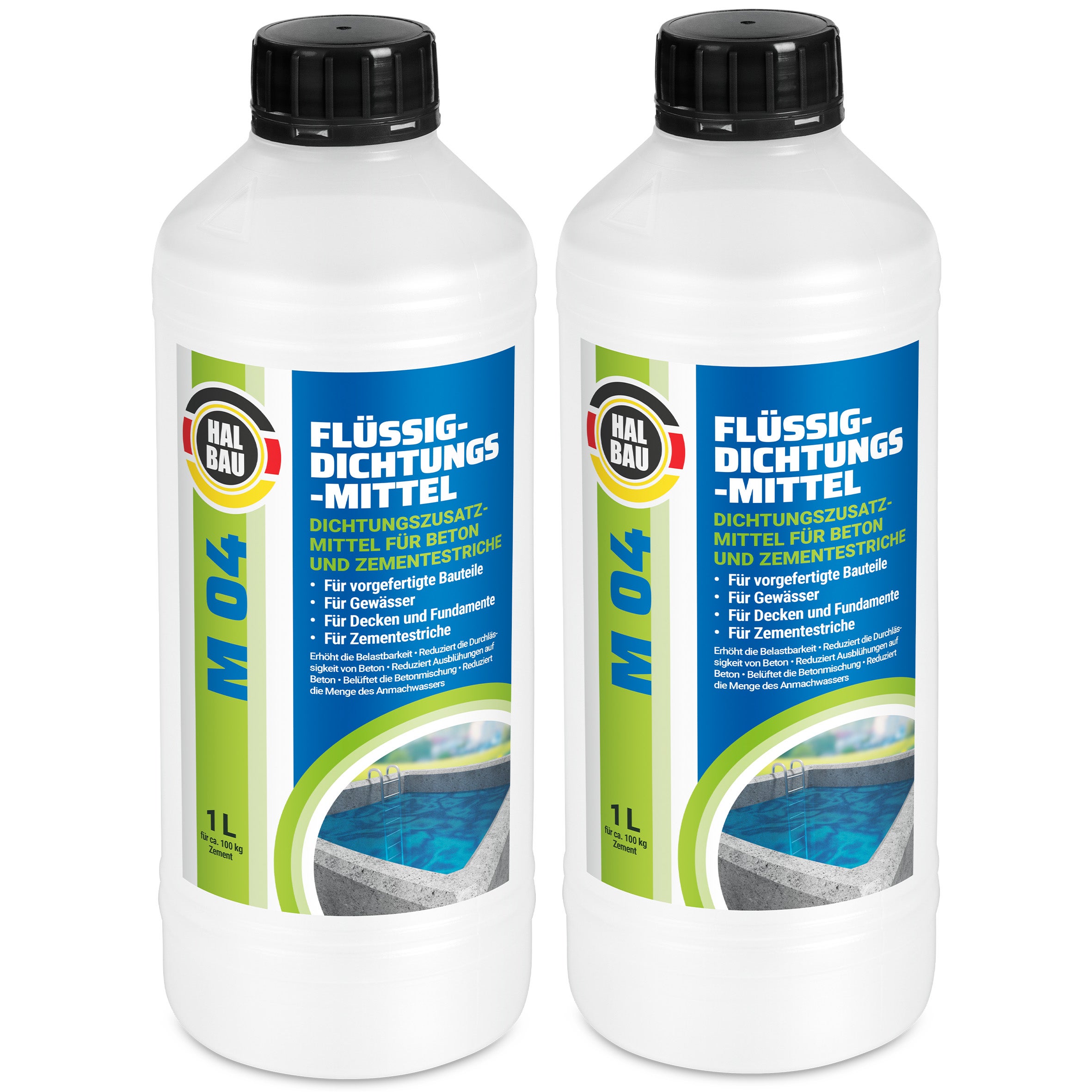 Impermeabilizante líquido para hormigón Solado de cemento Aditivo para mortero Plastificante M04 ...