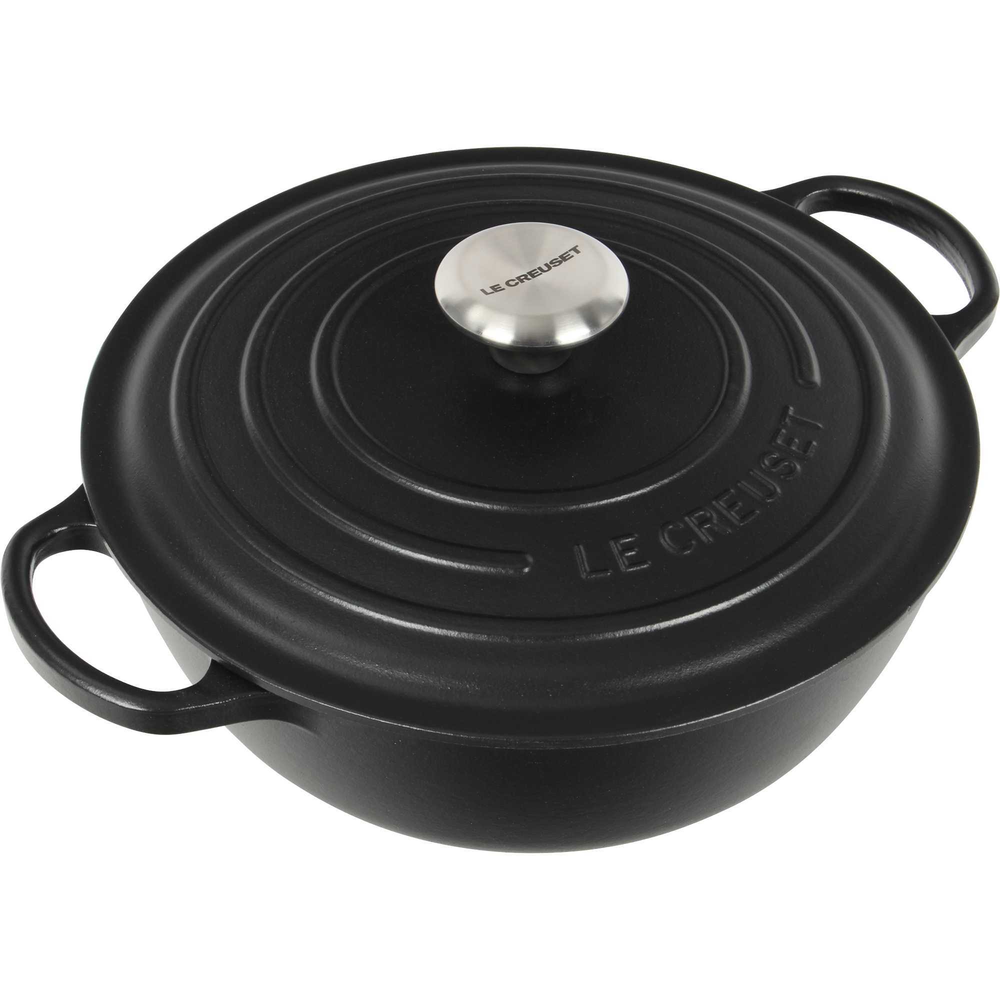 Le Creuset Cocotte Signature - Marmite - Noir Mat - ø 26 cm / 4,1 ...