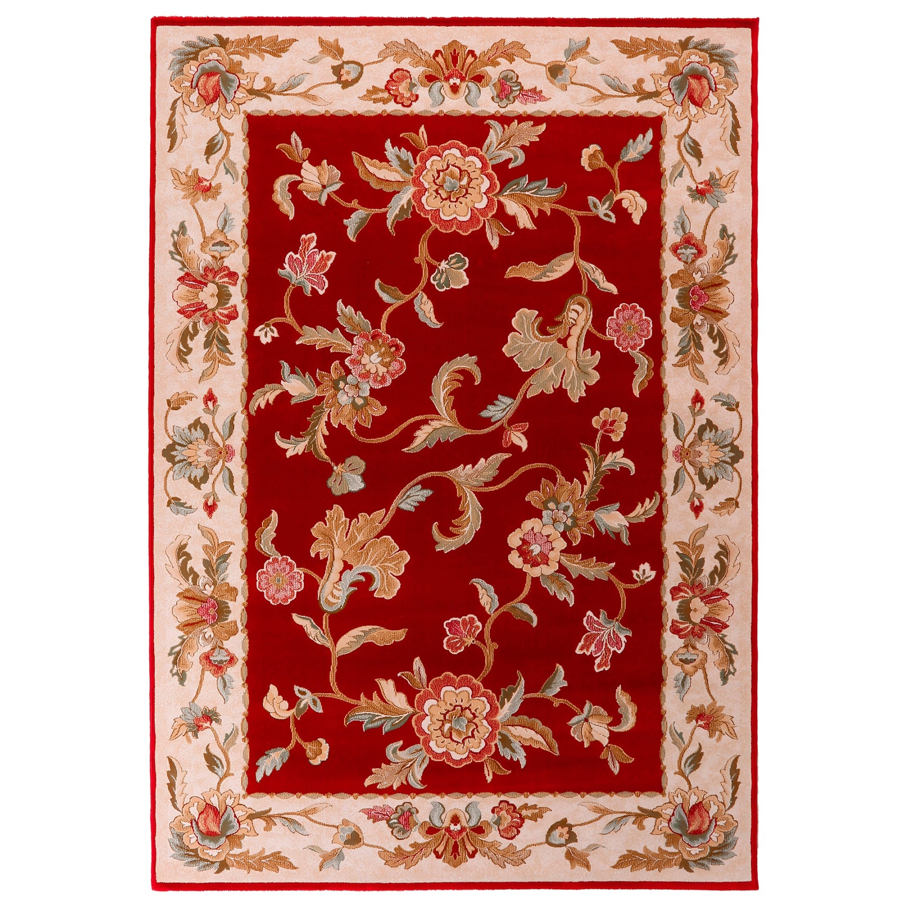 Tapis classique en pure laine vierge BYZAN 539 GRANATE 200x300cm ...