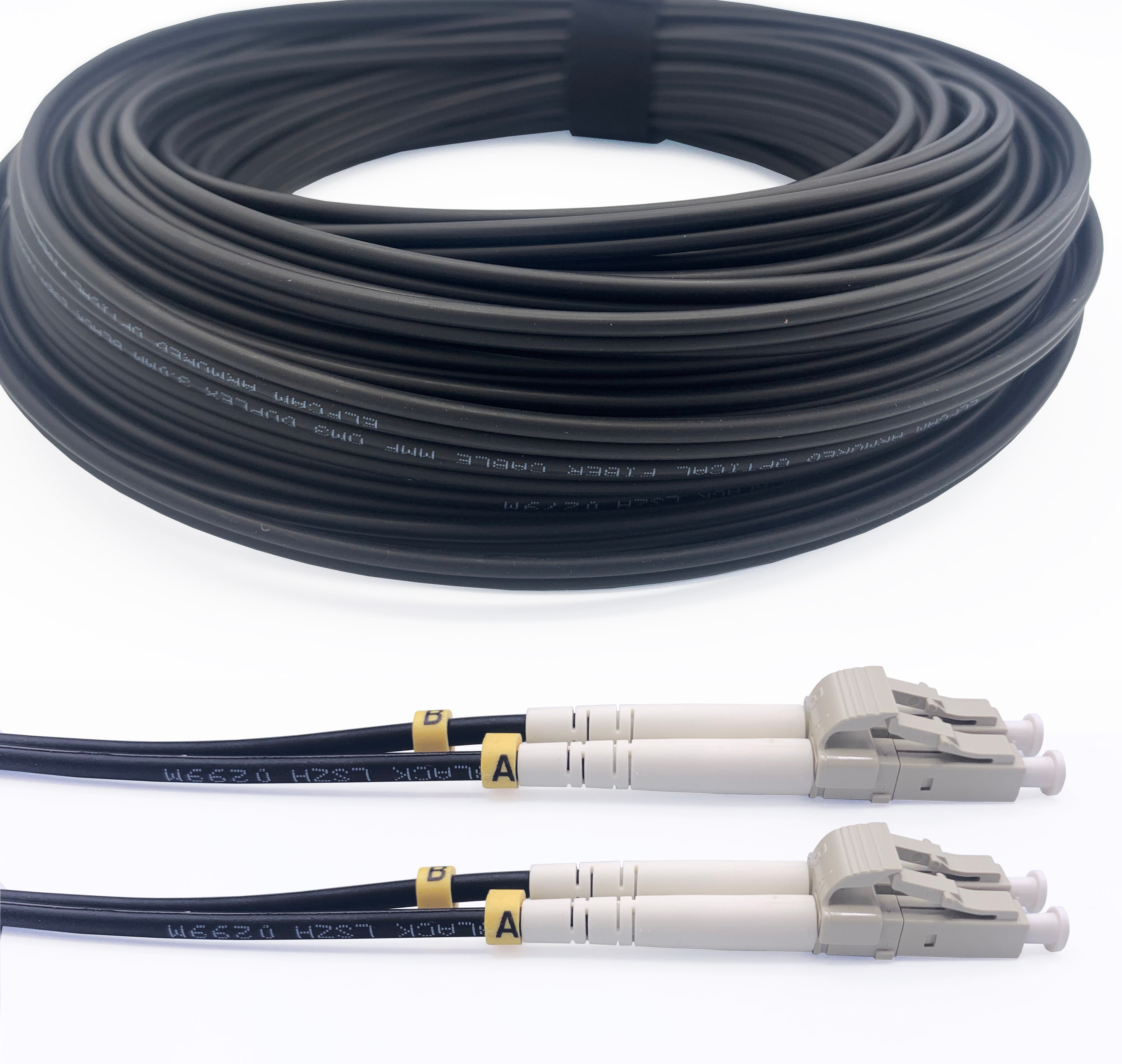 Elfcam® - Cable a Fibre Optique en Acier Blinde pour Exterieur et ...
