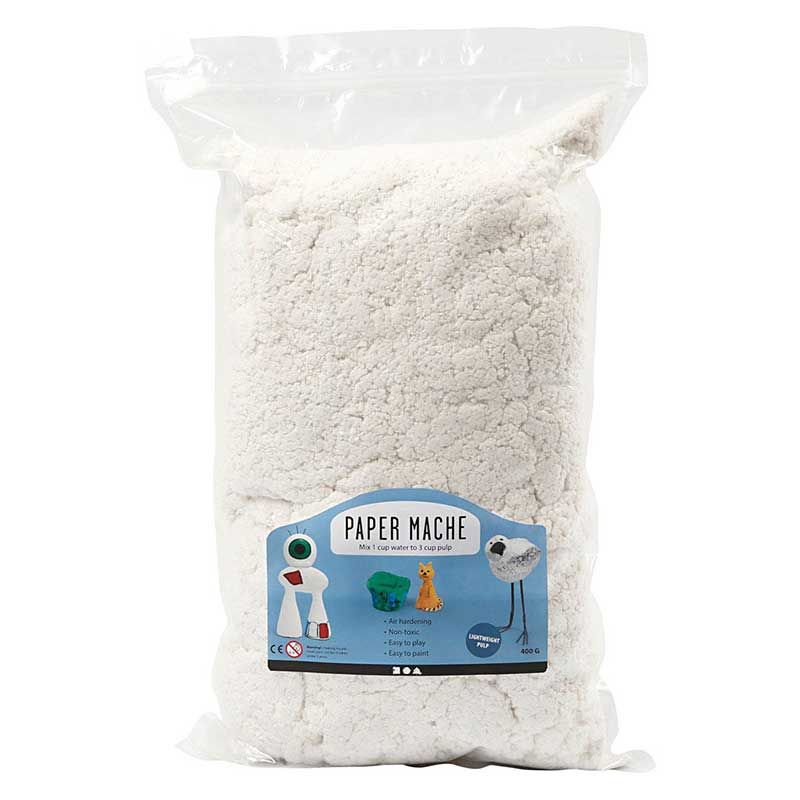 Pâte à papier mâché 400 g - Creotime | Leroy Merlin
