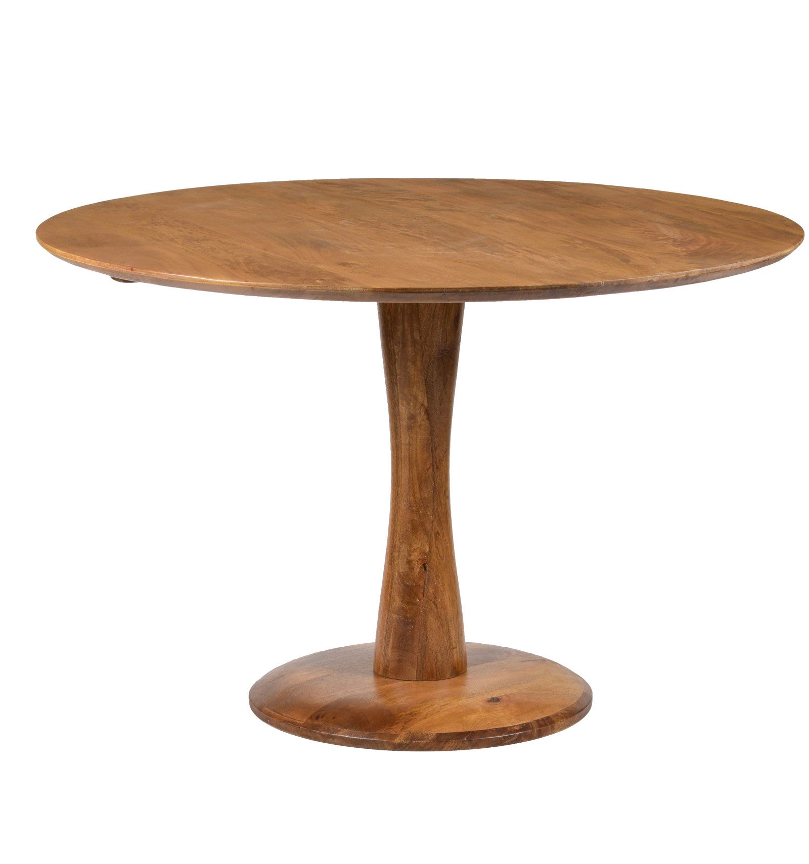 BANGALORE-Table repas ronde Diam 120 cm en bois de Manguier massif ...