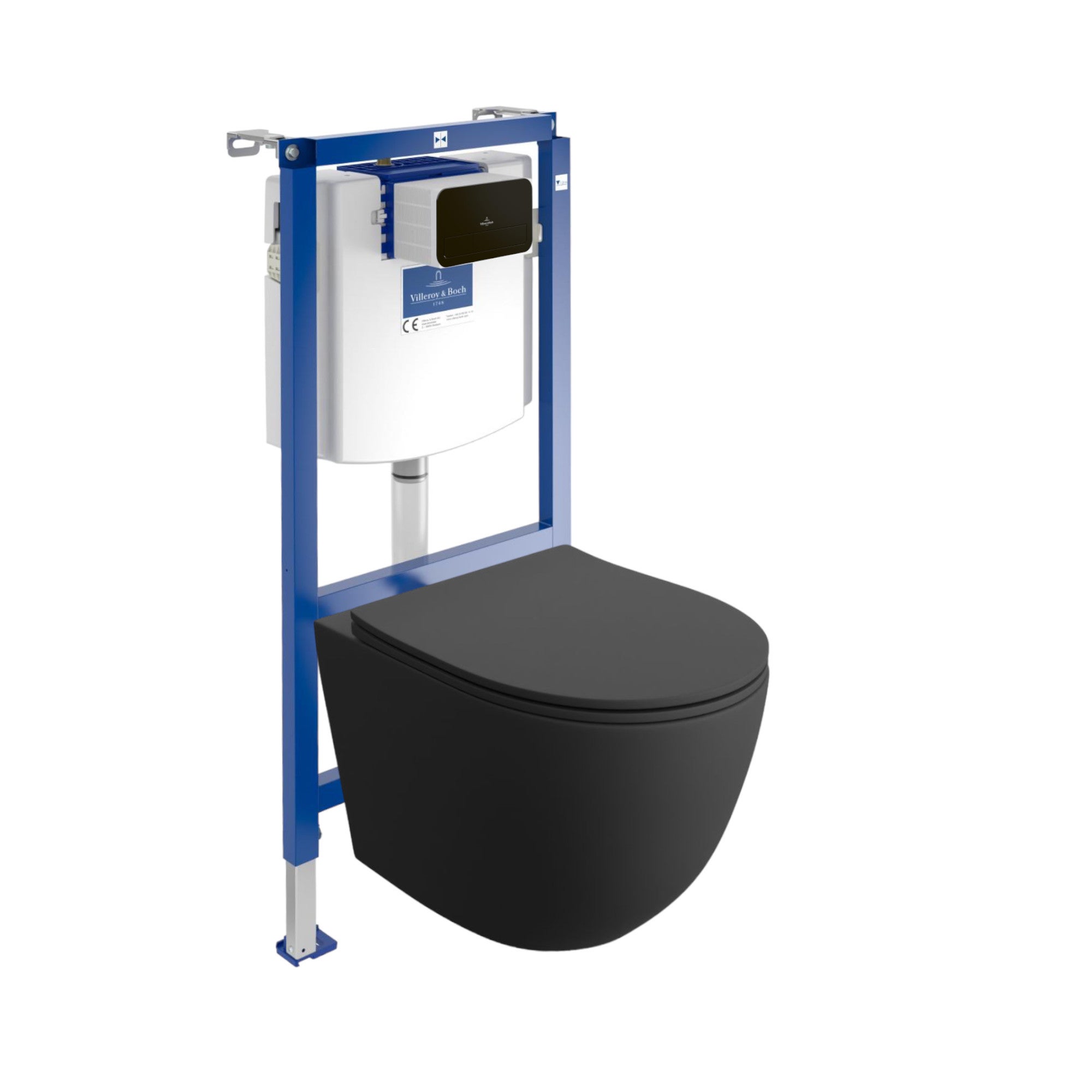 VILLEROY&BOCH ViConnect H112 WC - Bâti-support avec plaque de commande ...