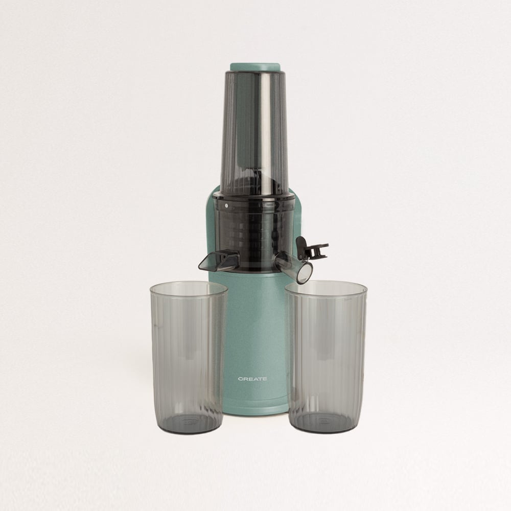 CREATE - JUICER SLOW MINI - Extracteur de jus lent 150W- Sauge | Leroy ...