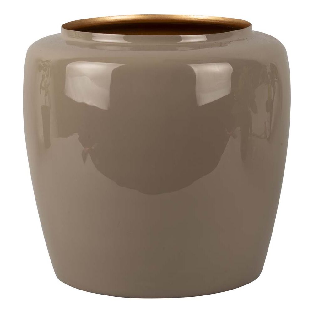 Florero de metal Planta 25 x 23,5 cm | Leroy Merlin