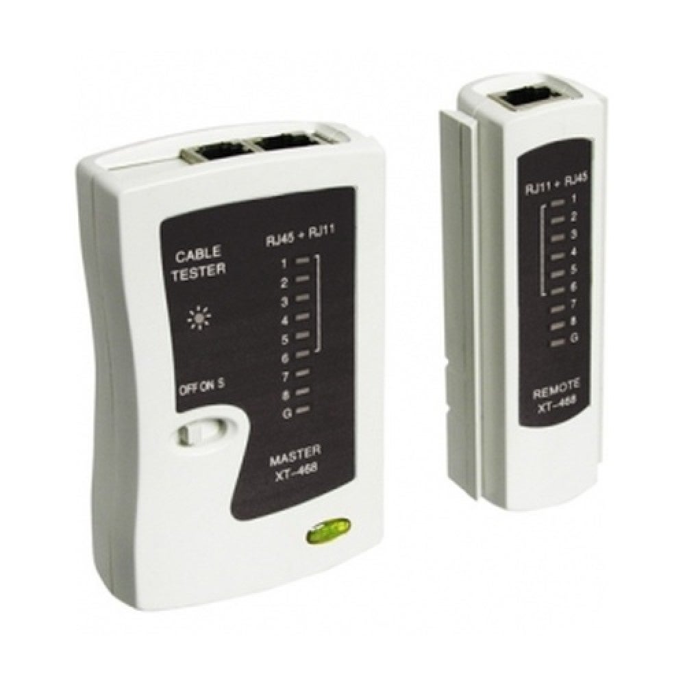 LogiLink Kabeltester RJ11, RJ12, RJ45 mit Remote Einheit - Netzkabel ...