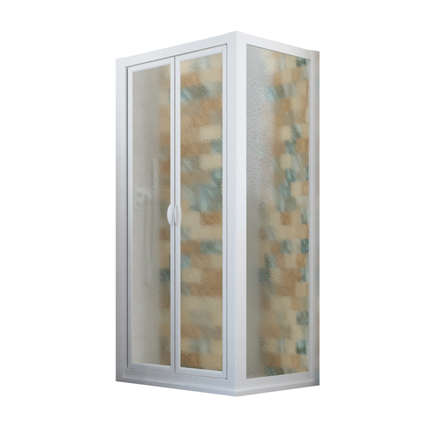 Box doccia saloon 70x90 AP. 90 CM H 185 in Acrilico mod. Delta Duo ...