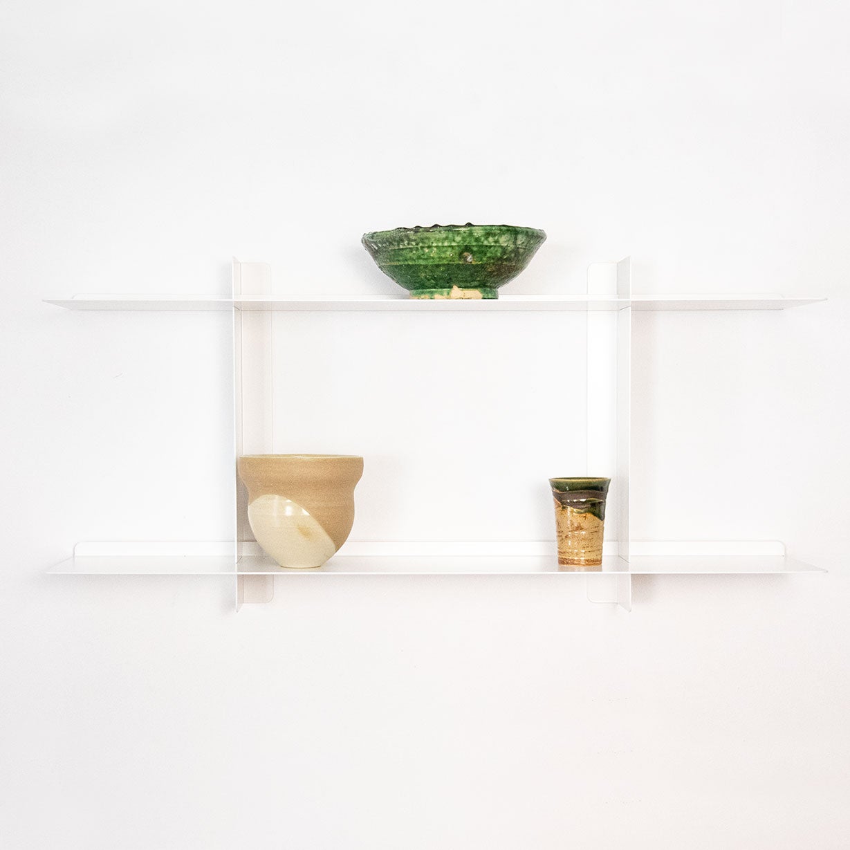 Kion Home - Estantería de Pared Flotante SAMBA - 2 Baldas Metálicas ...