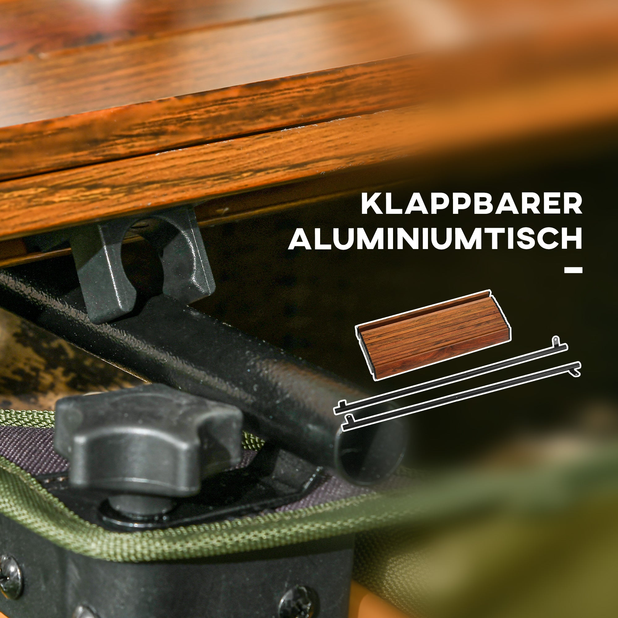 Outsunny - Carro de transporte plegable con asa,para playa y jardín,con ...