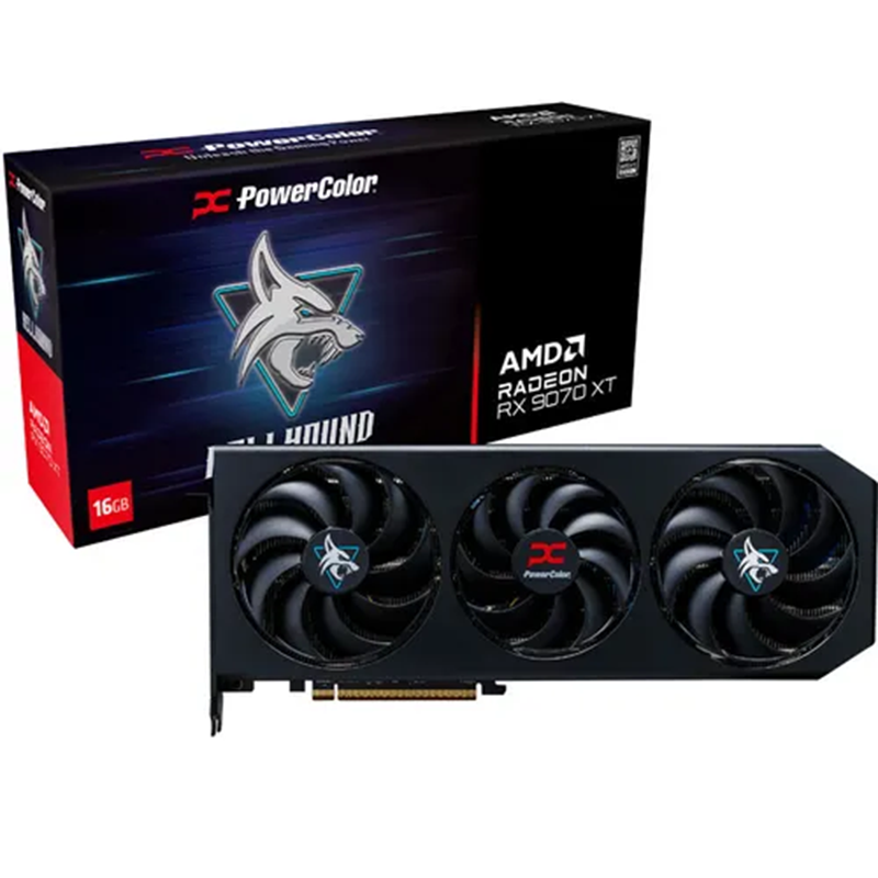 Scheda Video AMD PowerColor Radeon Hellhound RX 9070 XT 16GB GDDR6 ...