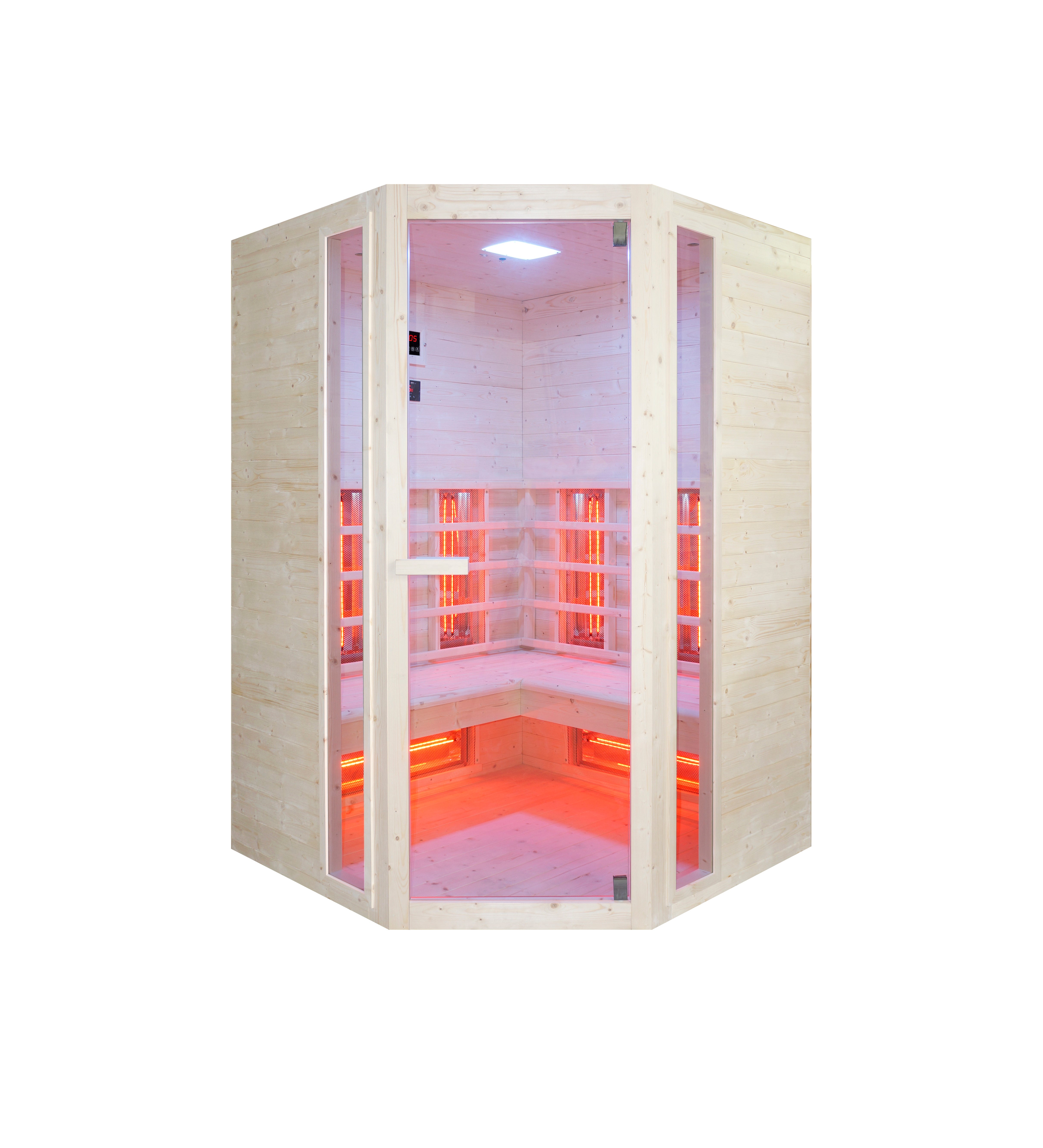 Sauna infrarouge d'angle Adam | Leroy Merlin