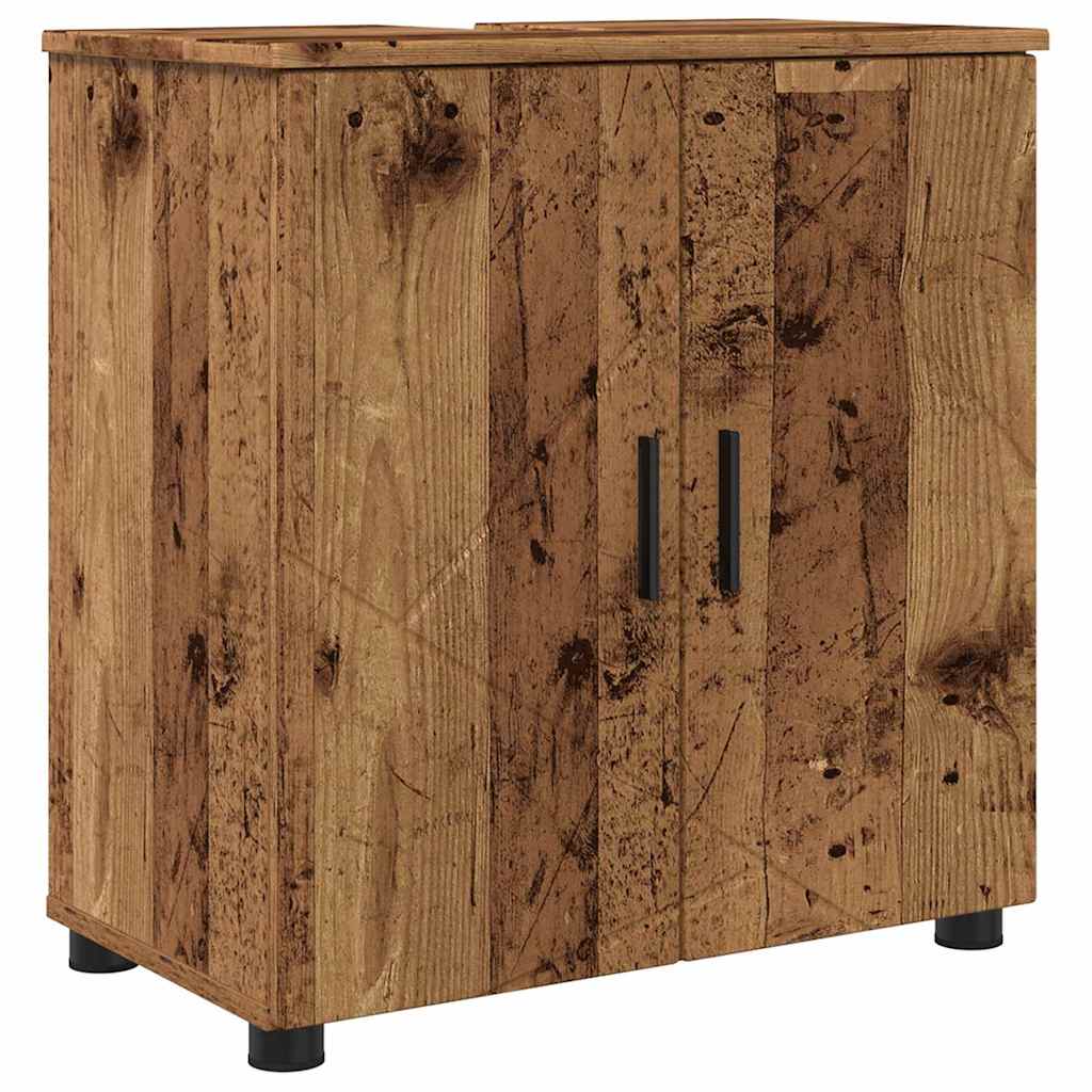 Cabinet de salle de bain | Armoire de salle de bain avec porte Bois ...