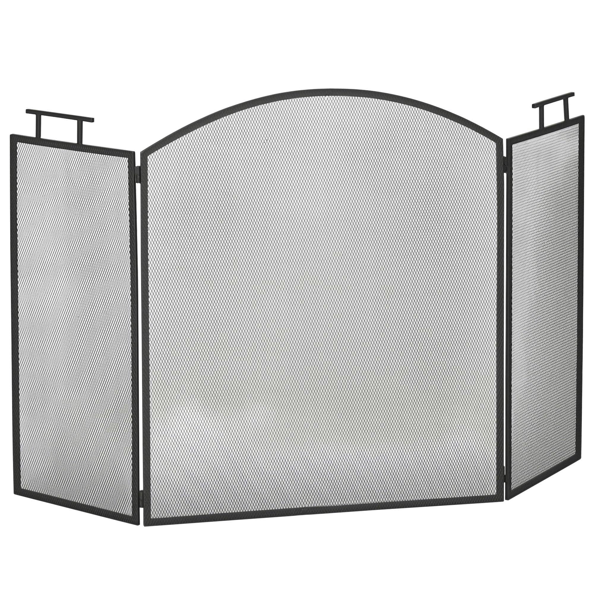 Pare-feu pliable, écran de protection contre le feu pour cheminée,110 x ...