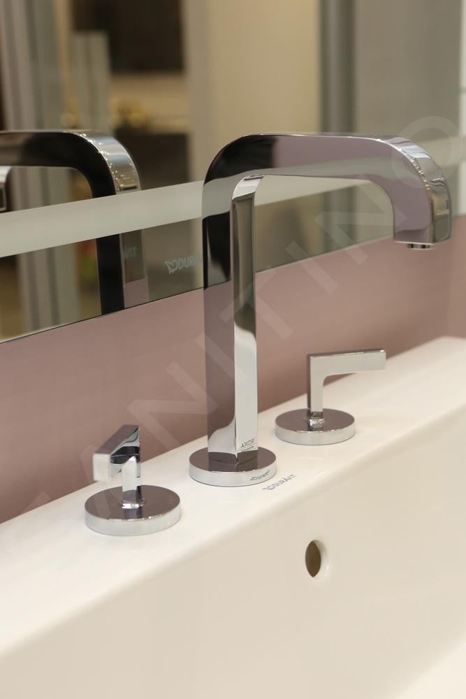 Hansgrohe AXOR Citterio mitigeur lavabo 3 trous 170, vidage escamotable ...