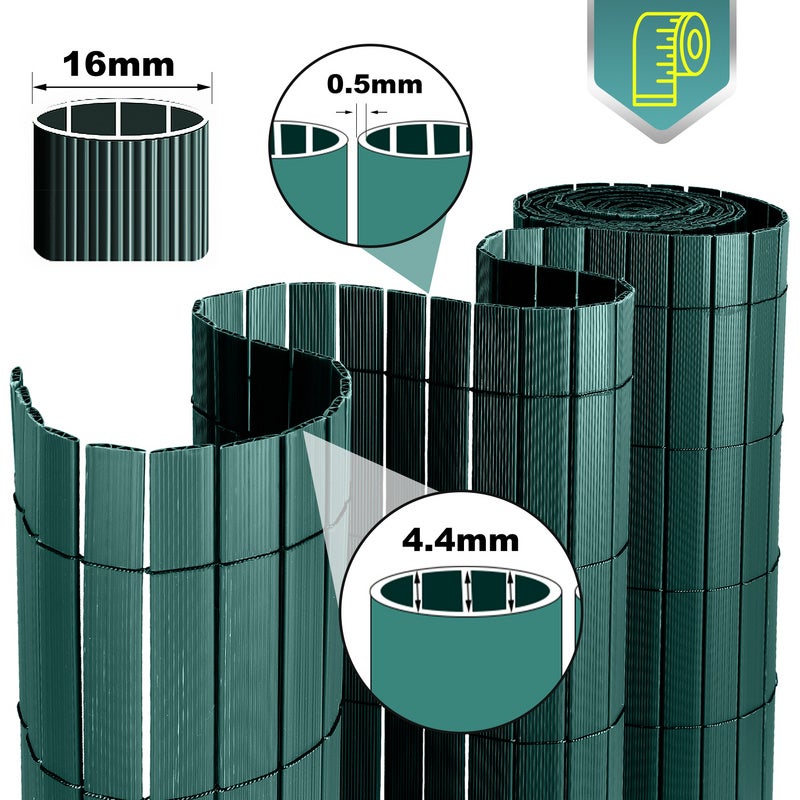 Canisse PVC Brise Vue, Paravent de Jardin, Piscines, Balcon Terrasse ...