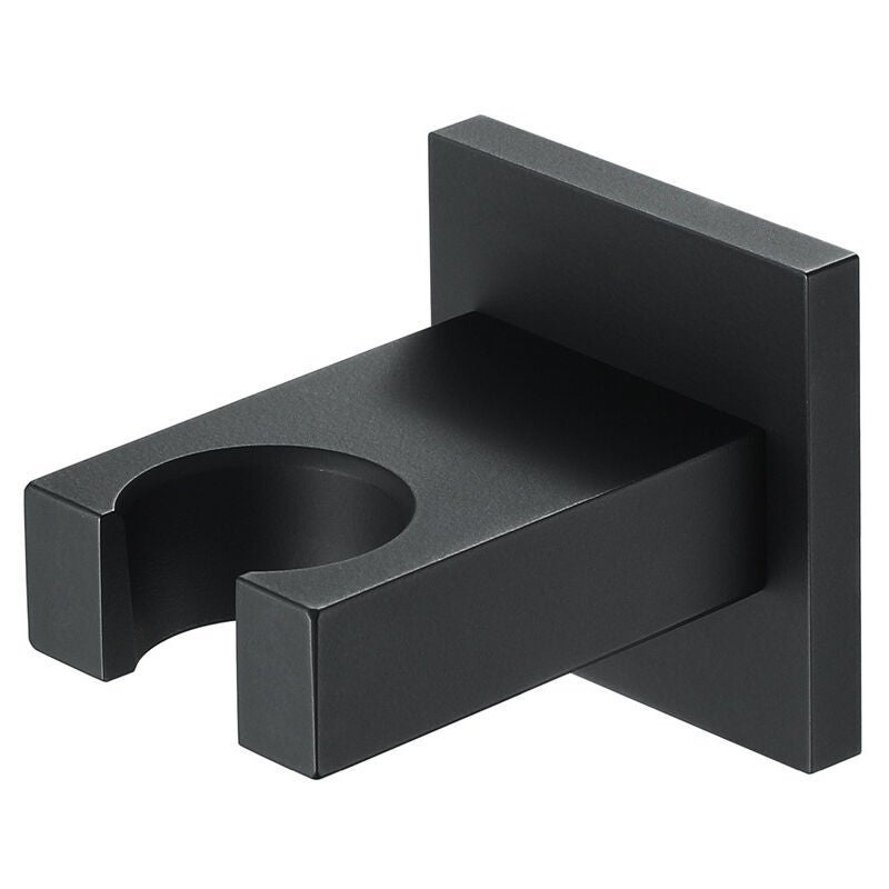 Support de douche à main noir, support de pomme de douche en laiton ...