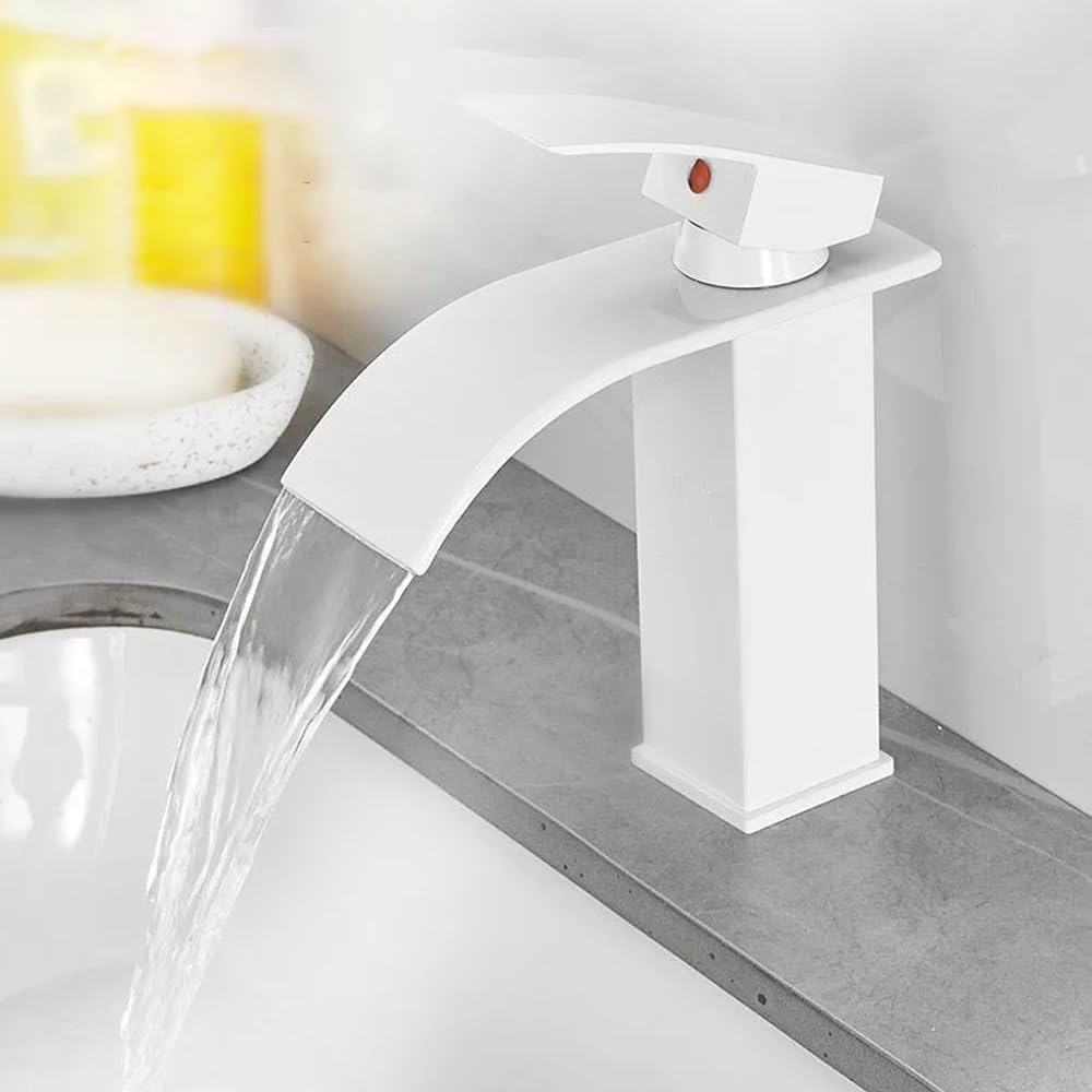 Robinet de Lavabo Cascade, Mitigeur Cascade Robinet Salle de Bains ...