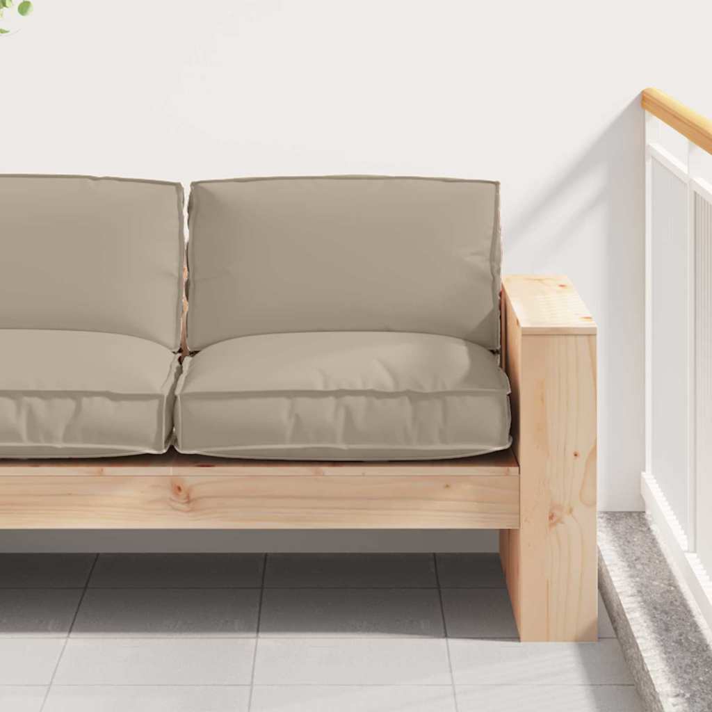 Coussin Taupe 80 x 80 x 12 cm Tissu Oxford | Leroy Merlin