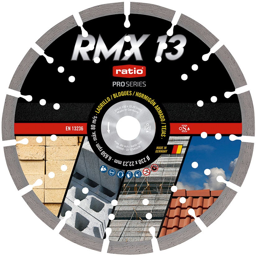 Disco segmentacionlaser RMX13 230mm. | Leroy Merlin