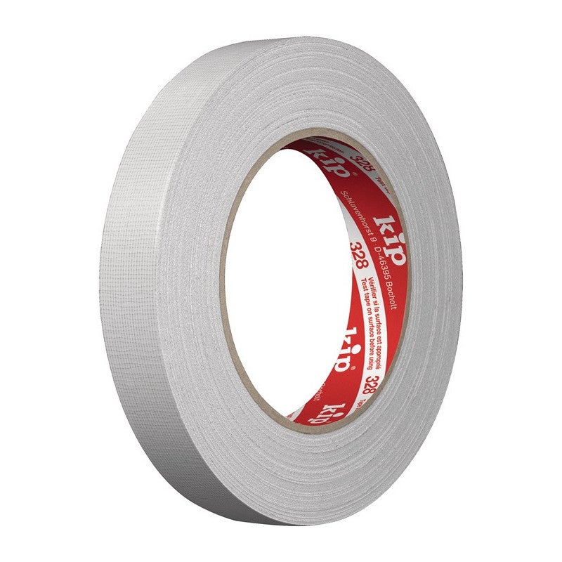 Adhésif toilé extra 328 gris clair longueur 25 m largeur 19 mm rouleau ...