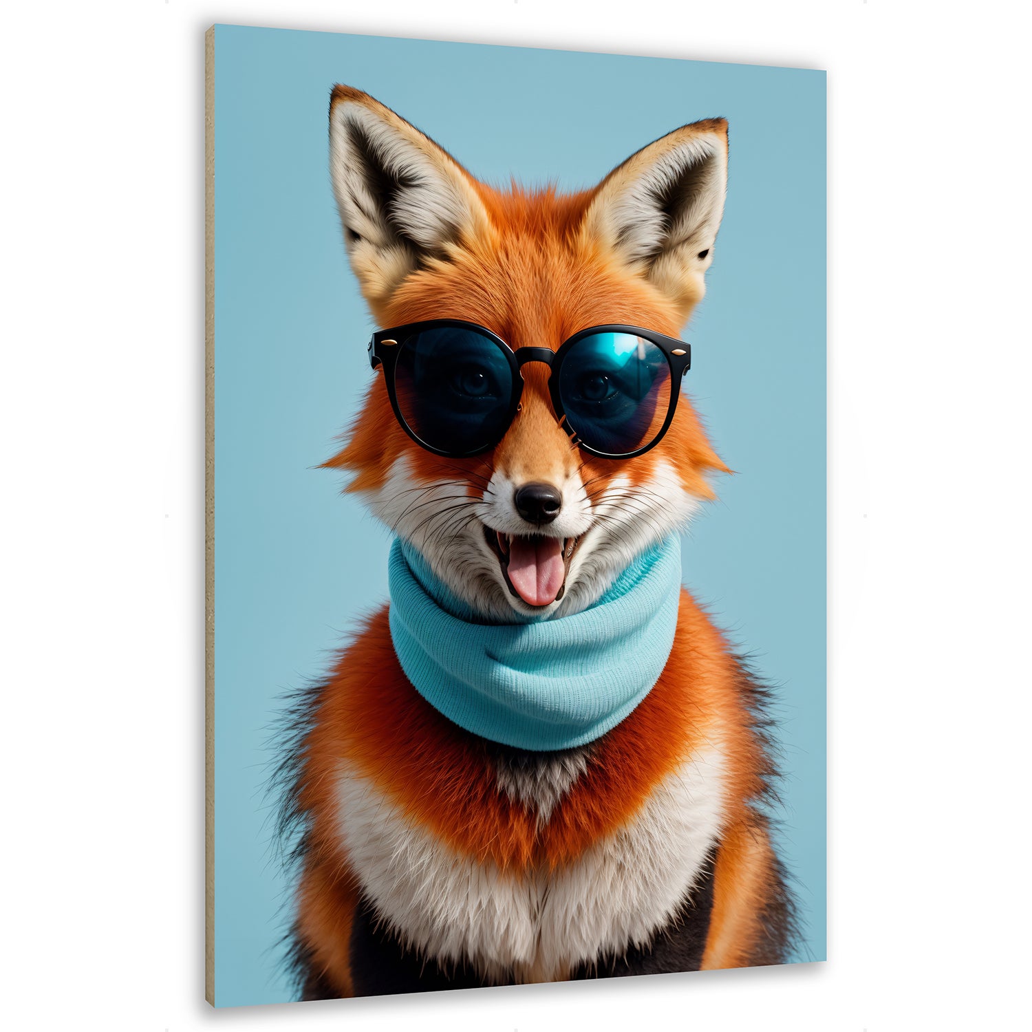 Cuadro de madera Unconventional Animals #1 18x25 cm | Leroy Merlin