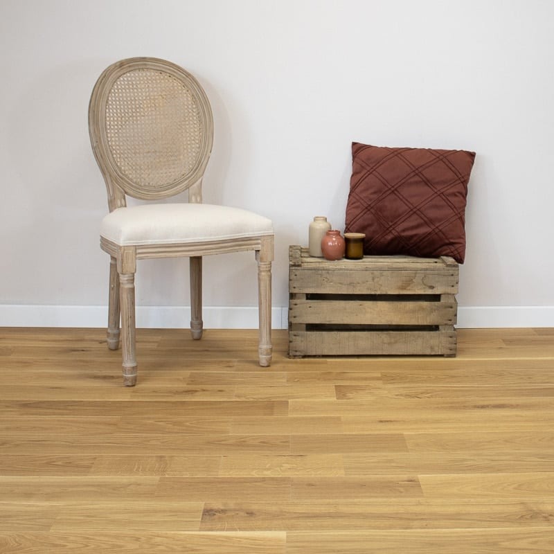 Parquet contrecollé Campagne Abouté Brun Clair - 1190 mm x 140 mm x 10 ...