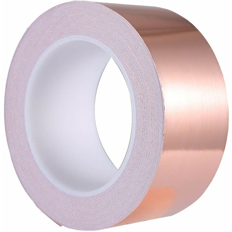 Ruban adhésif conducteur 10 mm x 20 m pour Blindage EMI, vitrail ...