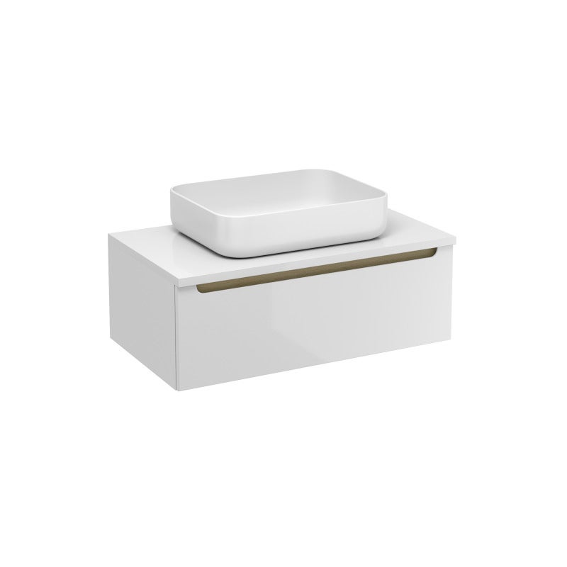 Naturel Mobile bagno Natural Stilla 80x30x45 cm bianco (STILLAD08005DBI ...