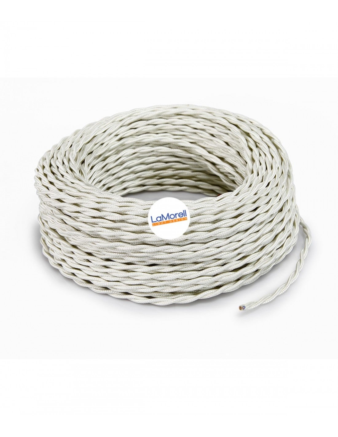 LA MORELL LIGHTDESIGN - CABLE ELÉCTRICO TRENZADO RECUBIERTO DE TELA ...